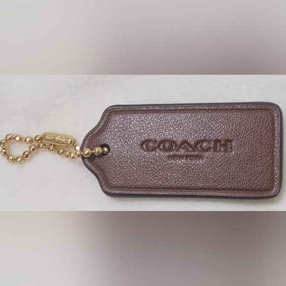 Coach | Bags | Coach Brown Leather Tag | Poshmark
